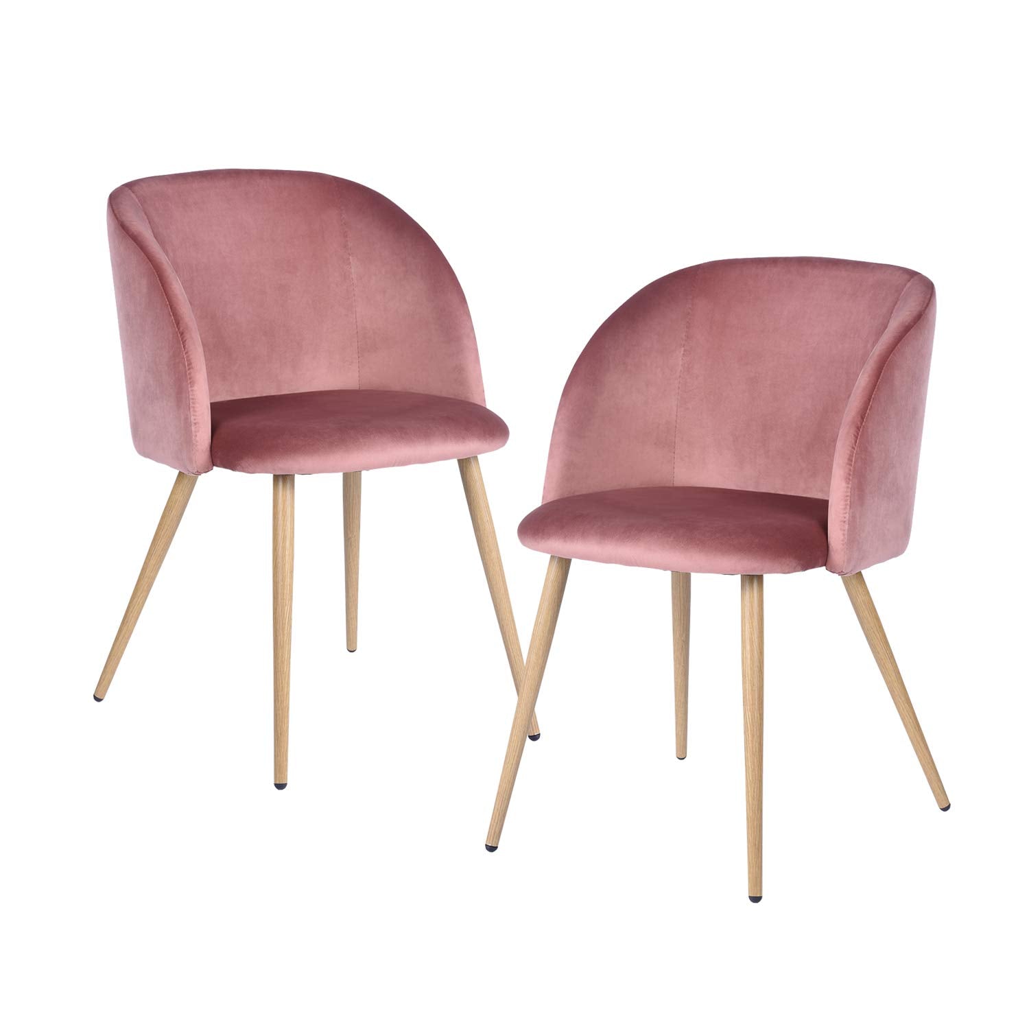 Juego de 2 sillas de Comedor para Cocina Rosa – FurnitureR